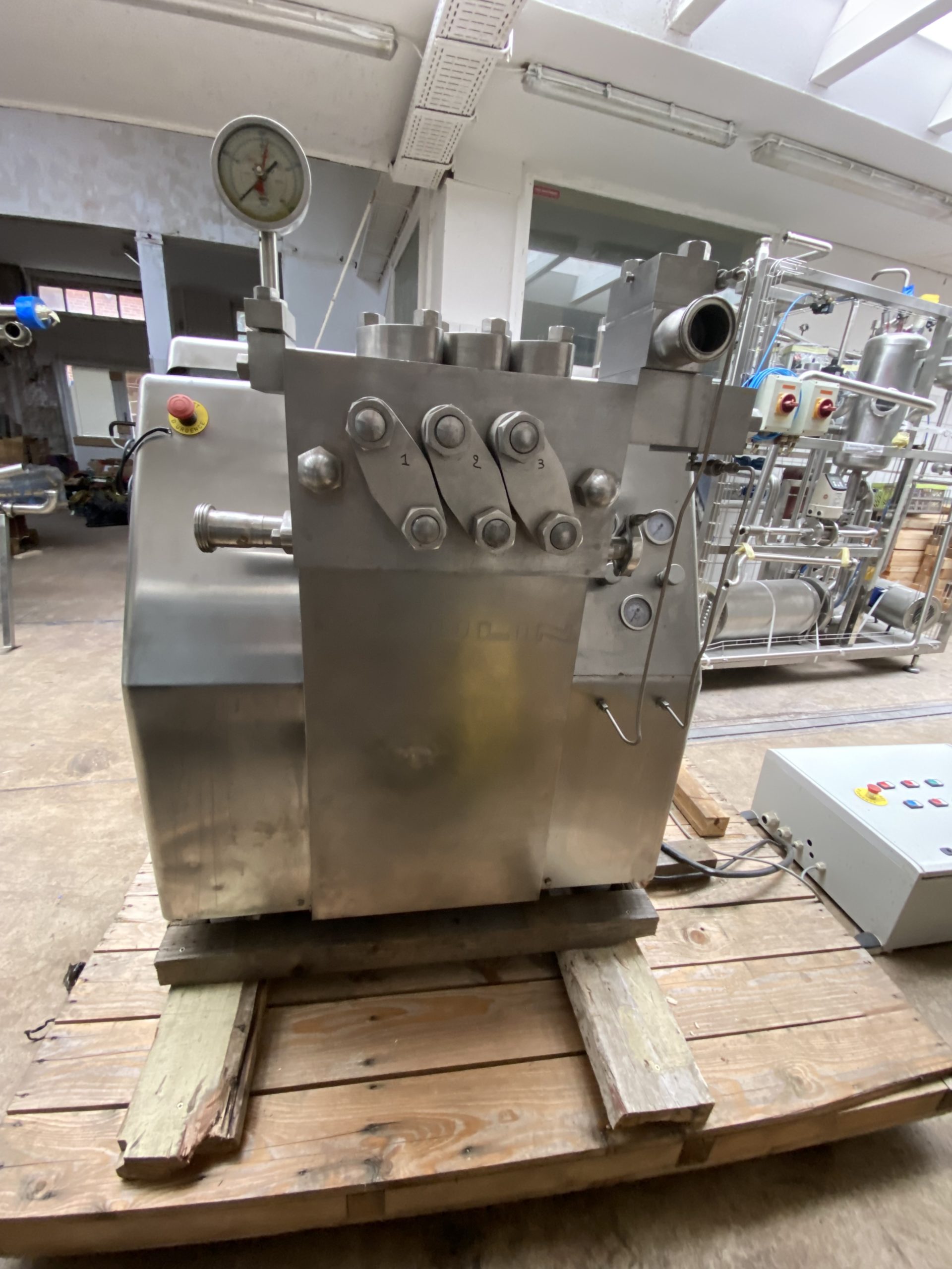 Used APV Gaulin Homogenizer, M12 3TPS | M&E Trading